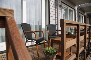 Quarto casal, terraço, vista para o jardim | Terraço/pátio