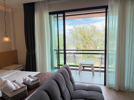 Quarto Deluxe, vista para o mar | Terraço/pátio interior