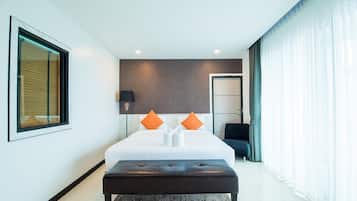Quarto Superior, 1 quarto | Cofre no quarto, cortinas/cortinados opacos, camas desdobráveis