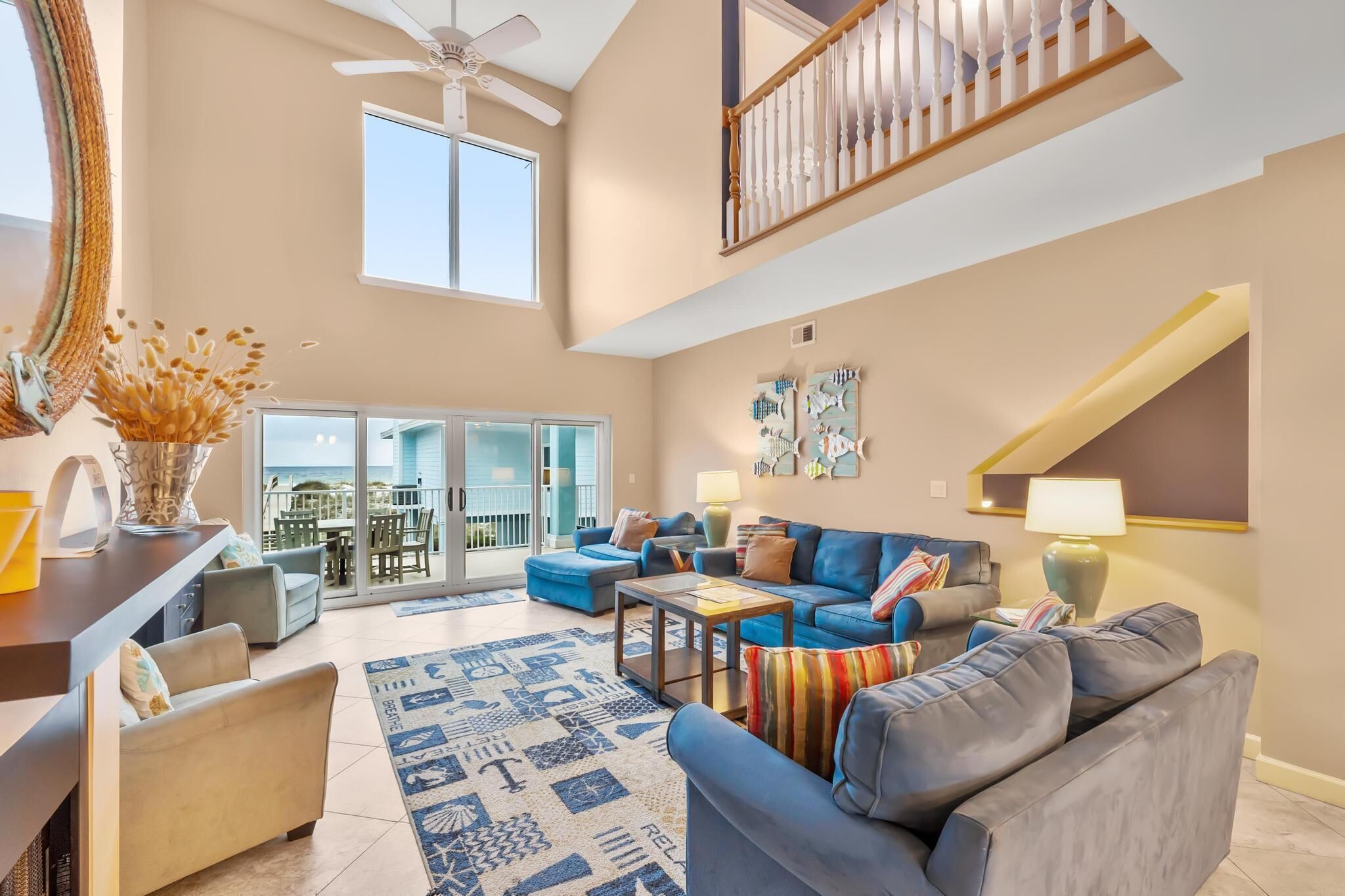 Beachy Gulf Front Townhome At Portside Villas #14! Close To Beach And Pool. - Pensacola Beach, FL