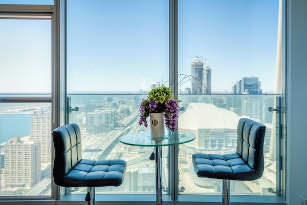 Apartamento exclusivo, 1 quarto, vista para o lago | Vista do quarto