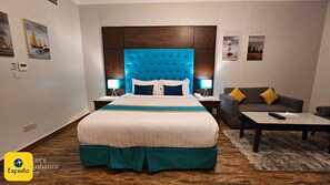 Suite-Estúdio | 1 quarto, camas de colchão pillowtop, cofre no quarto 