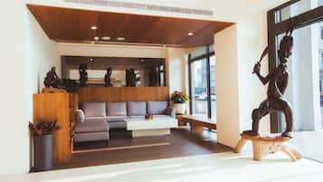 Sala de estar do lobby