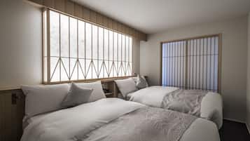 Quarto duplo luxo (with Living Area) | 1 quarto, roupas de cama premium, edredons de pluma, frigobar