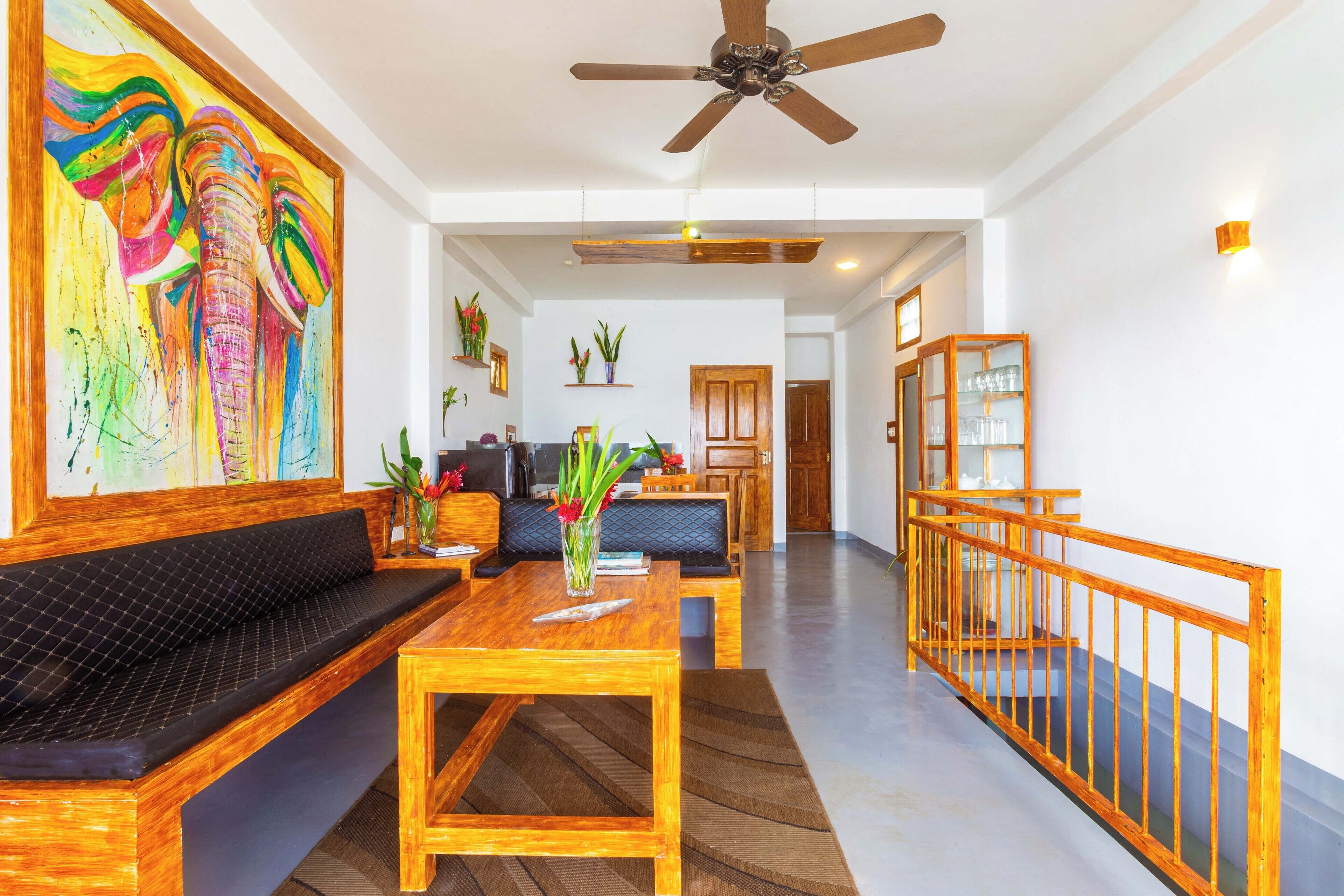 Apartamento, 2 quartos, vista para o oceano | Sala de estar
