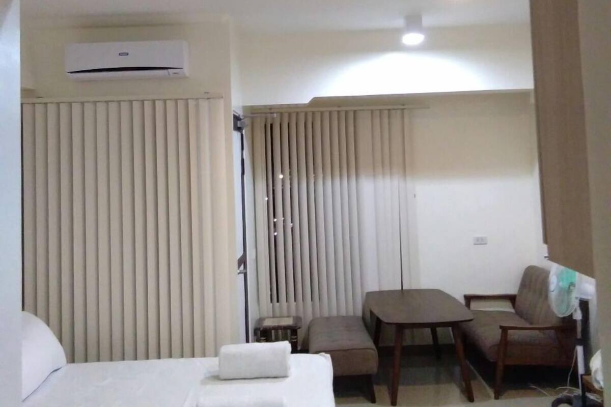 Apartamento Clássico em Condomínio Fechado, 3 quartos, fumadores, acesso à piscina | Secretária, ferro/tábua de engomar, camas desdobráveis
