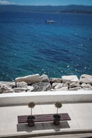 Apartamento Deluxe, 1 quarto, vista para o mar | Vista da varanda