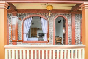 Quarto Twin Deluxe | Terraço/pátio interior