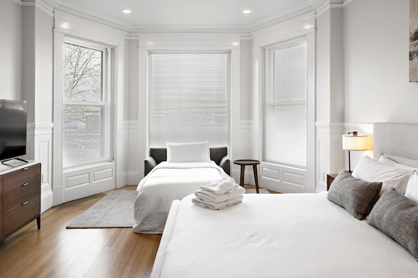 Apartamento | 1 quarto, roupa de alta qualidade, secretária, ferro/tábua de engomar