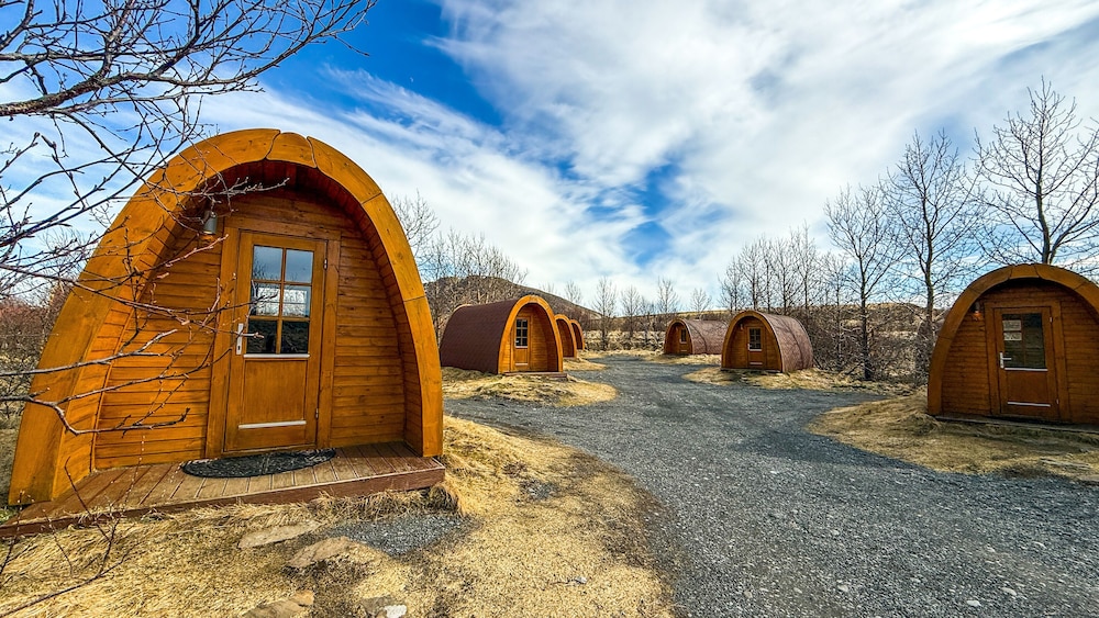 Fossatún Camping Pods & Cottages – Sleeping Bag Accommodation - Island