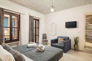 Quarto Superior, varanda | Cofre no quarto, secretária, quartos insonorizados 
