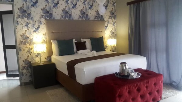 Quarto executivo, vista para o jardim | Vista do quarto