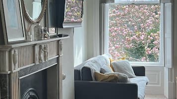 Apartamento Familiar, 1 quarto, cozinha, no rés do chão | Sala de estar | TV de ecrã plano