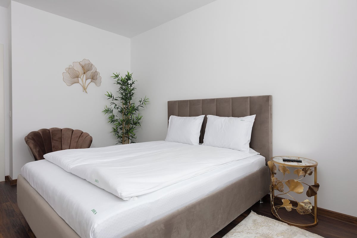 Deluxe Apartment, Balcony (Amber) | 2 quartos, roupas de cama antialérgicas, frigobar, cofres nos quartos