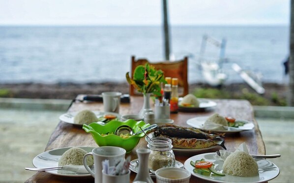 Refeições ao ar livre