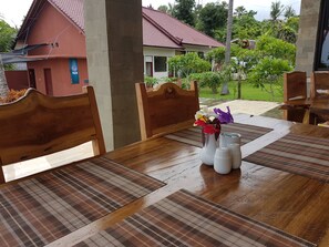 Refeições ao ar livre