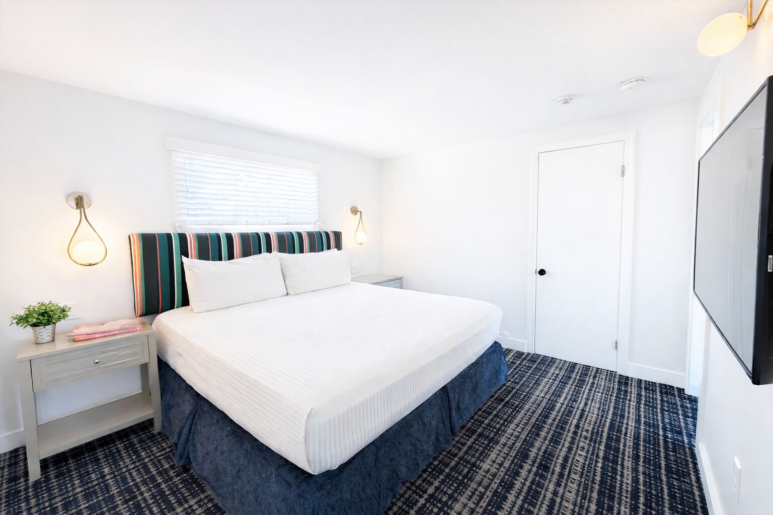 Roupa hipoalergénica, camas de colchão pillowtop, minibar 