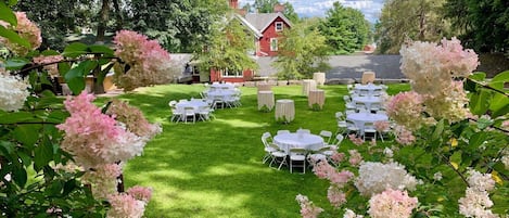 Área externa para casamento