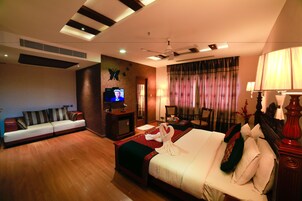 Suite-Estúdio Júnior, 1 cama queen-size, casa de banho anexa, no piso executivo