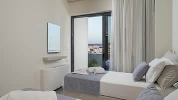 Apartamento, 3 quartos | 1 quarto, cofre no quarto, secretária, quartos insonorizados