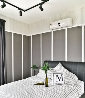 Duplex exclusivo, 3 quartos | 3 quartos, roupas de cama premium, escrivaninha, Wi-Fi de cortesia