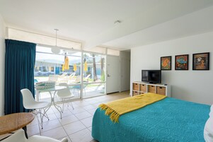 Estúdio, 1 cama king-size | 1 quarto, com decoração personalizada, com mobília individualizada 