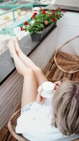 Quarto casal | Terraço/pátio