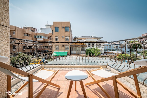 Quarto Duplo Deluxe, varanda | Terraço/pátio interior