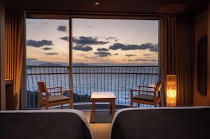 Quarto Twin, não fumadores (Ocean view, no bath) | Cofre no quarto, Wi-fi grátis, roupa de cama fornecida