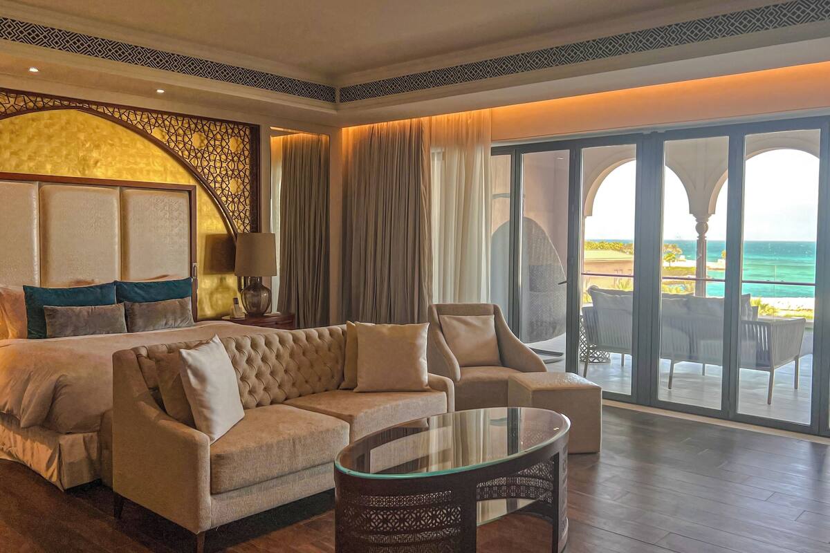 Suite de Luxo, 1 cama king-size (Royal Saray Suite with Ocean View) | Roupa de alta qualidade, minibar, cofre no quarto, secretária 