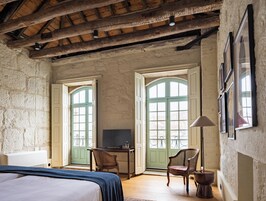 Quarto Deluxe, vista para o rio | Com decoração personalizada, cortinas/cortinados opacos 