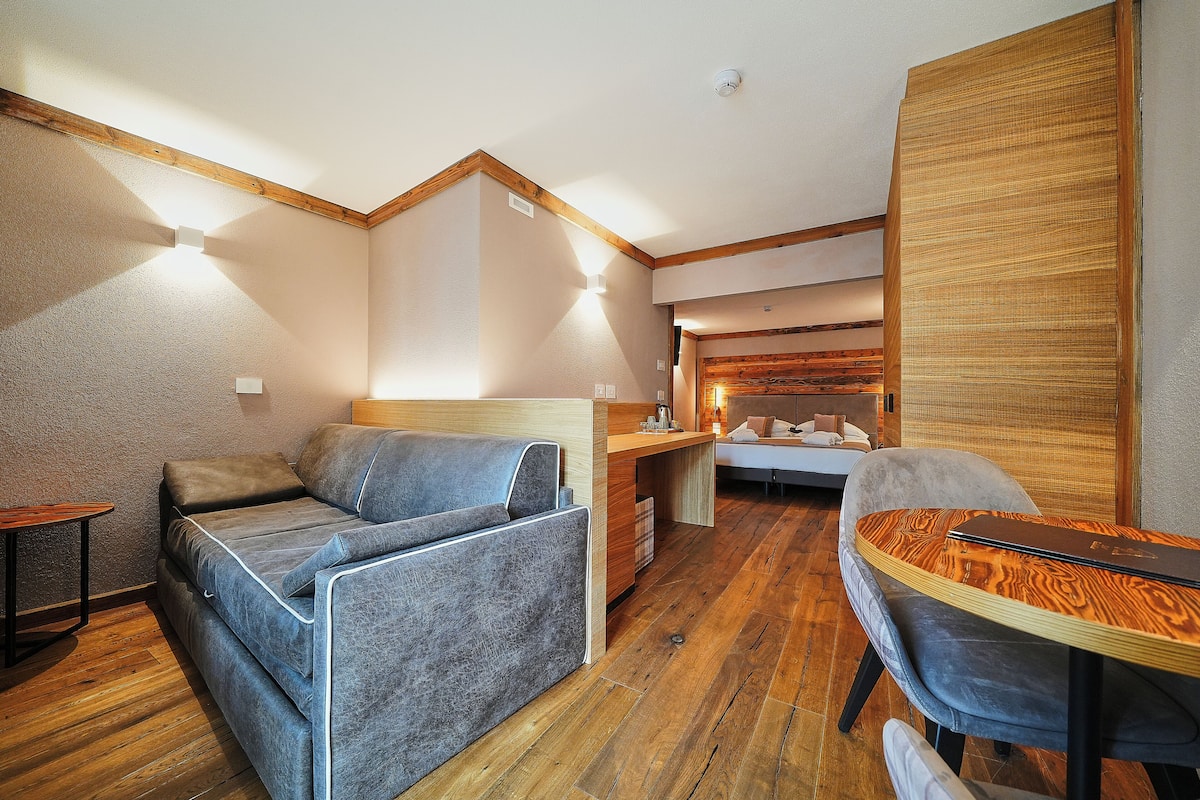 Suite-Estúdio Júnior | 1 quarto, roupa de alta qualidade, minibar, cofre no quarto