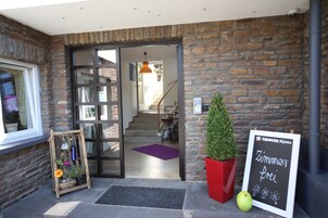 Entrada do alojamento