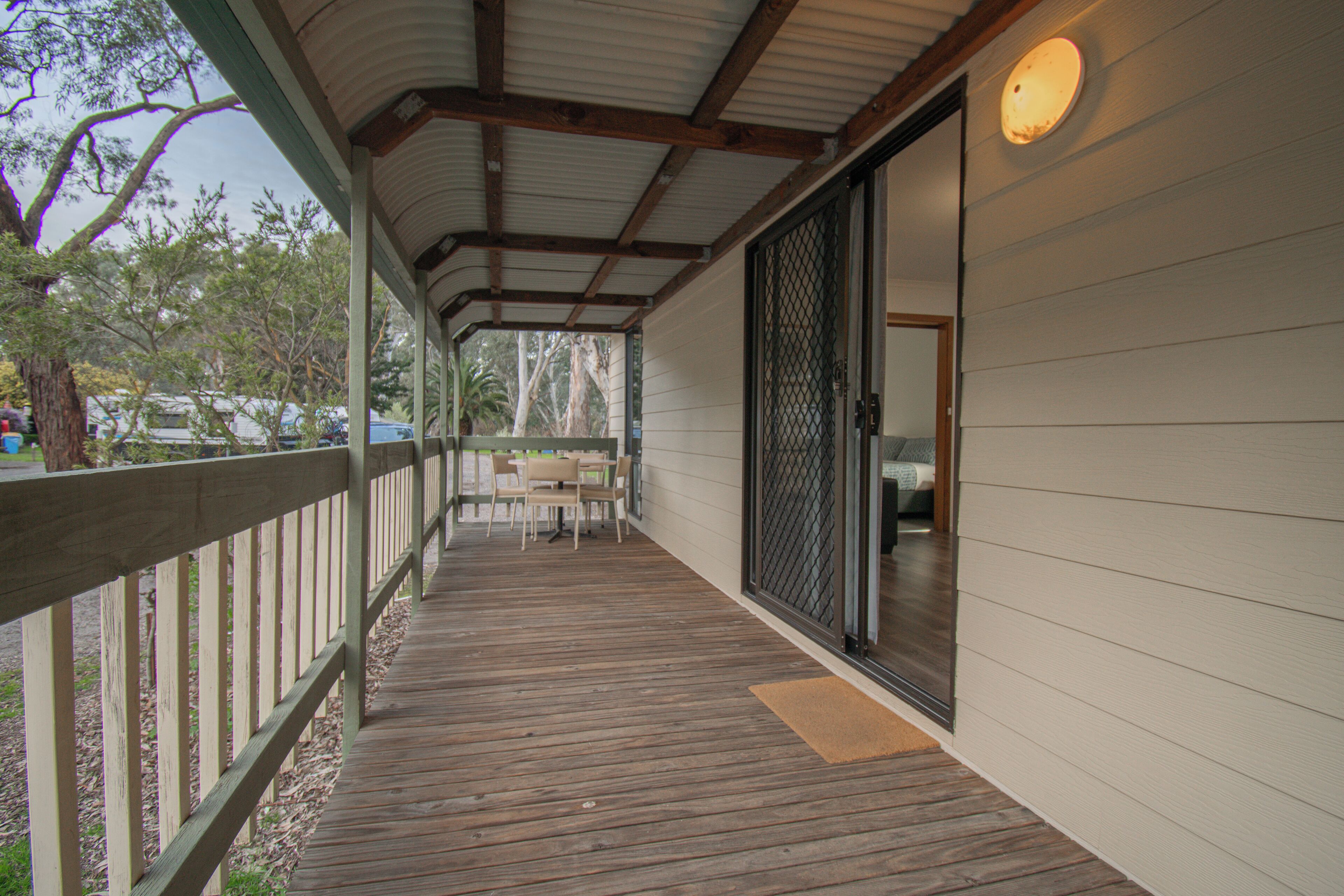 Cabana standard, 2 quartos | Terraço/pátio