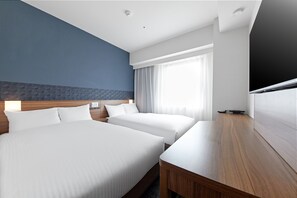 Quarto Twin Standard, não fumadores | 1 quarto, secretária adequada para computadores portáteis 