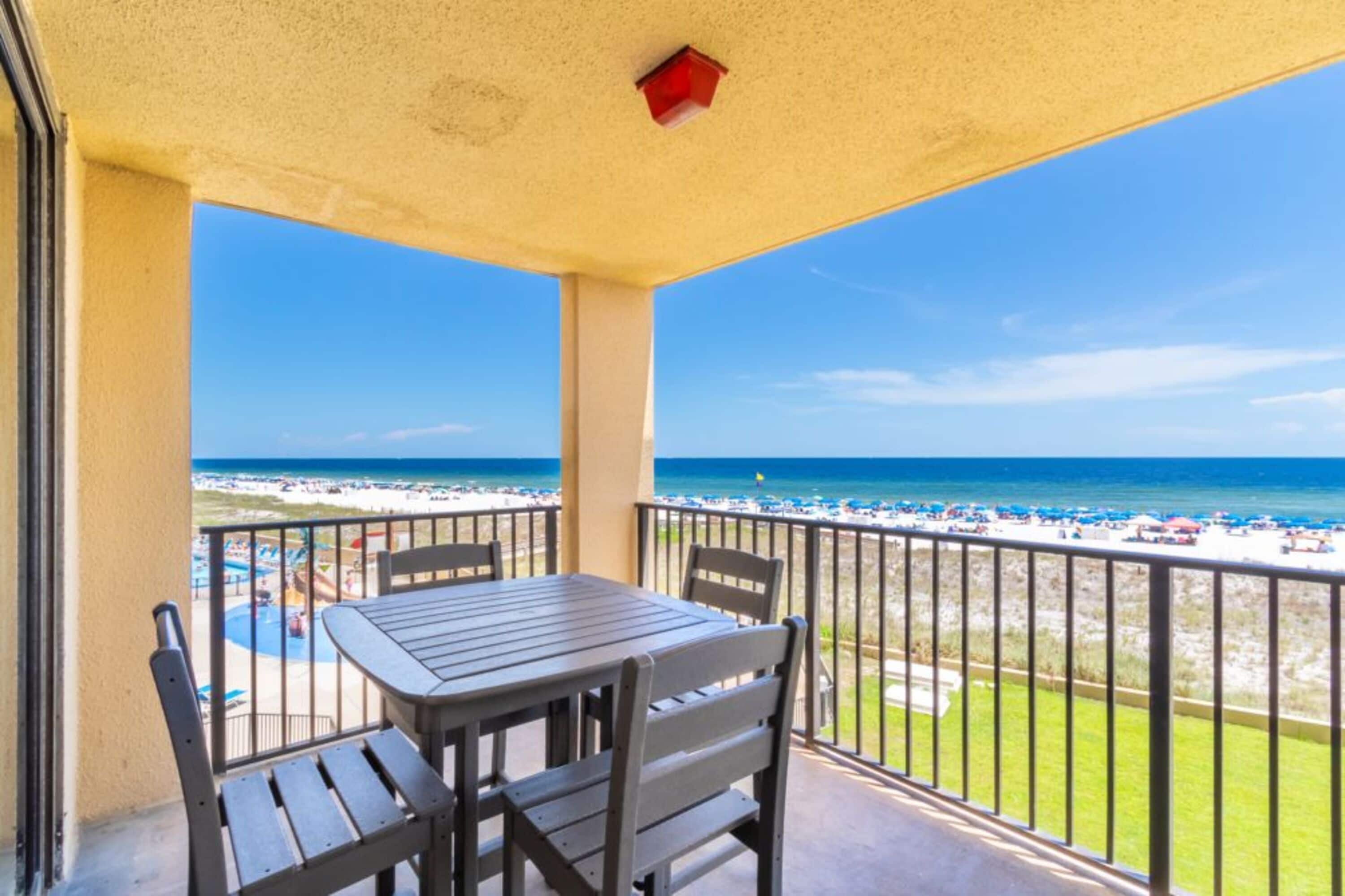 Condo panorâmico, 1 quarto, sacada, vista para o oceano | Sacada