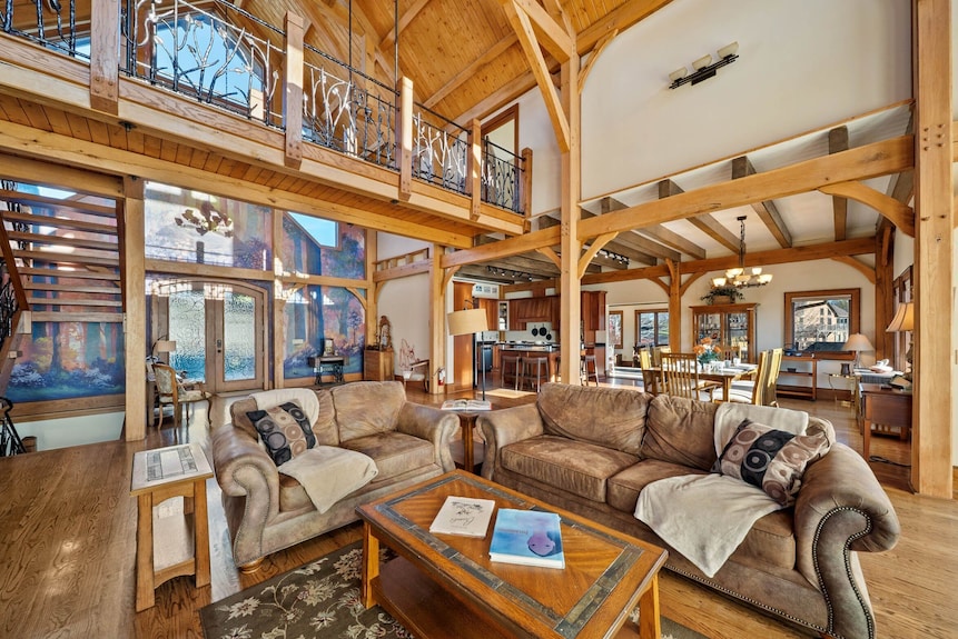 5br Luxury Mtn Home, Vistas, 2 Suites King, Jacuzzi, Fogata, Ubicación Conveniente. - Blowing Rock, NC