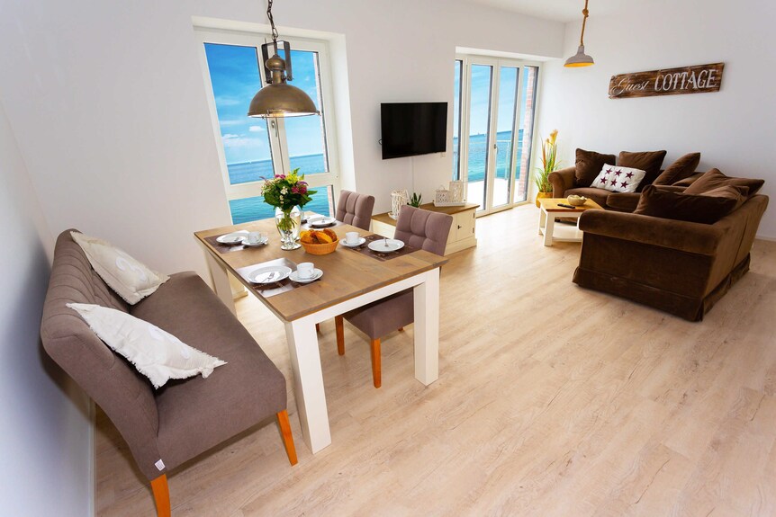 Komfort-ferienwohnung Waterkant - Wg 08 - Wohnung Mit Direktem Meerblick - Ostsee