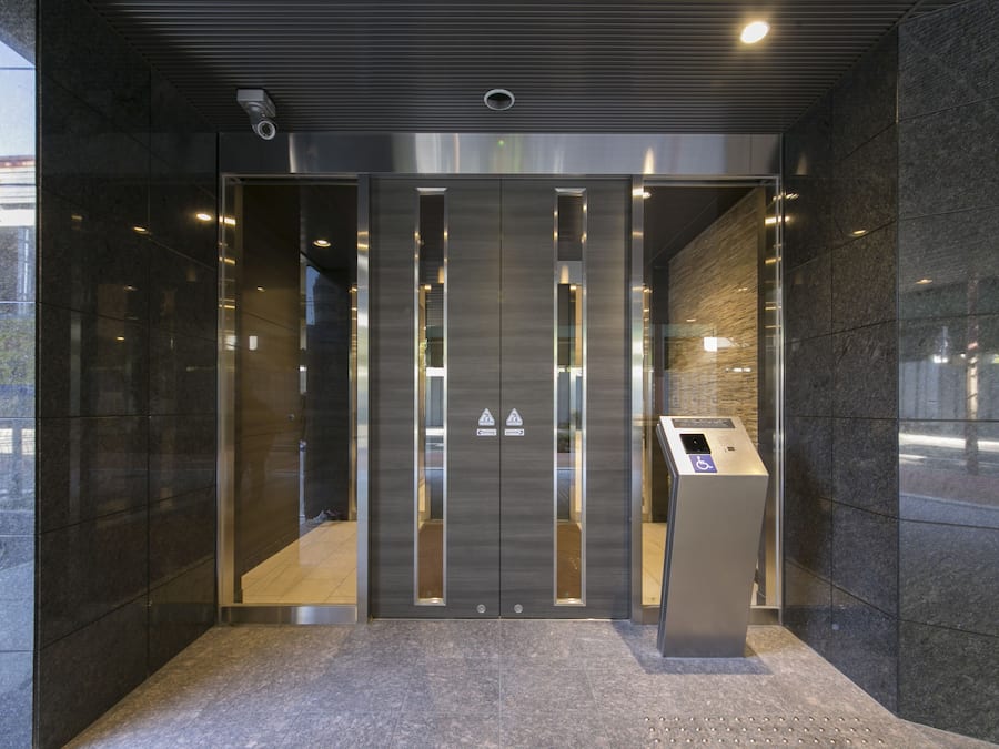 Entrada do alojamento