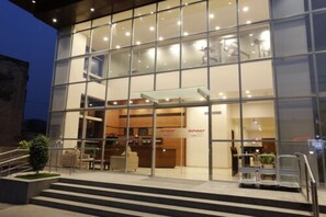 Entrada do alojamento