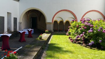Espaço exterior para banquetes