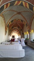 Espaço exterior para banquetes