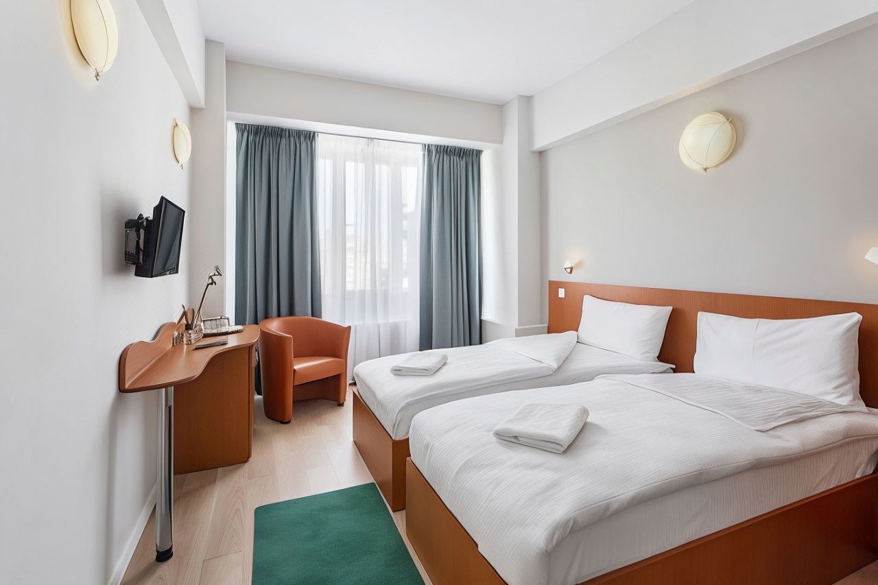 Minibar, secretária, cortinas/cortinados opacos, quartos insonorizados 