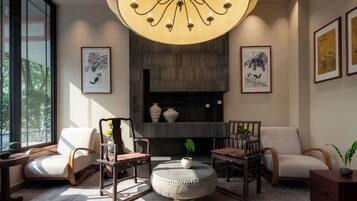 Sala de estar do lobby