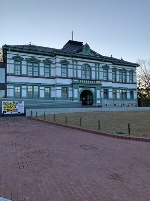Vista para o campo desde o alojamento