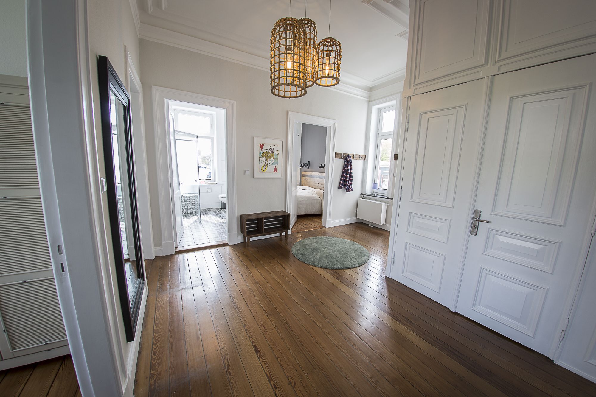 Apartamento (Austernbank unten) | 1 quarto, cofres nos quartos, individualmente decorados