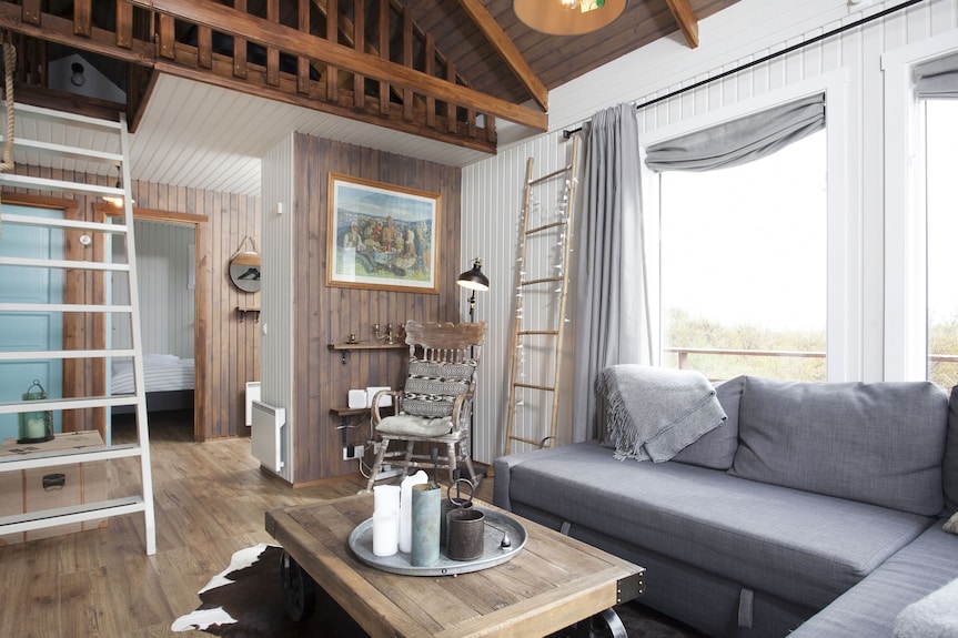 Múlakot 1 - Cabane De Campagne Confortable Avec Sauna Et Vue Imprenable - Islande