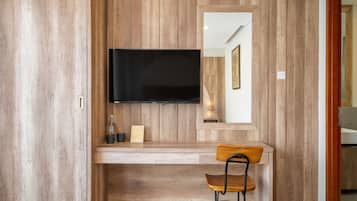 Quarto Deluxe, vista para o oceano | Wi-fi grátis, roupa de cama fornecida