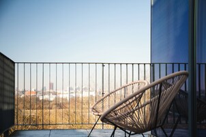 Vista para a cidade desde o alojamento