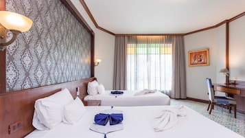 Grand Deluxe Twin | 1 quarto, cofre no quarto, secretária, cortinas/cortinados opacos